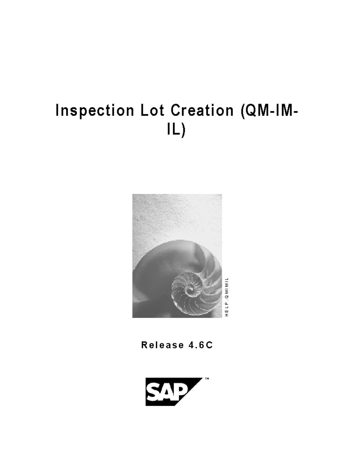 Inspection Lot Creation Guide - SAP QMIMIL 4.6C - Studocu