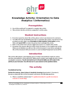 [Solved] For the final project you will analyze data and develop ...