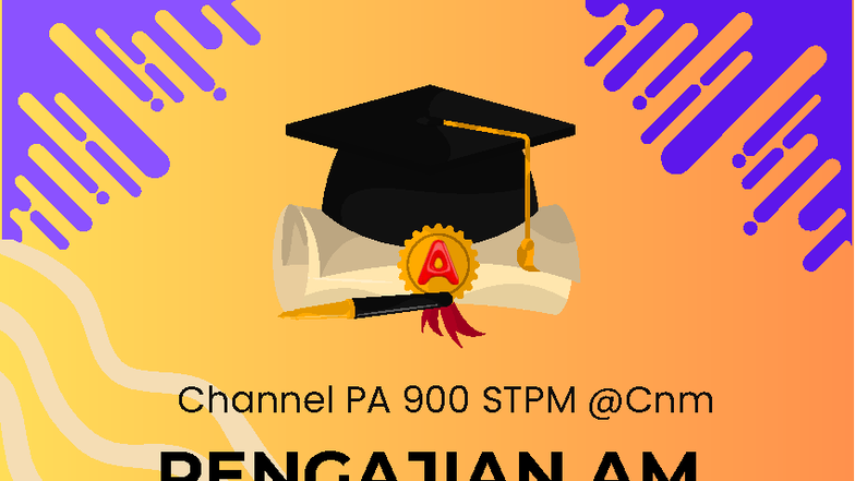 ABK 900 STPM Analisis Pengetahuan Ekonomi & Sosial Sem 3 - Studocu