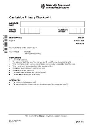 8 MS P2 - Math - 3142_02_MS_6RP © UCLES 2024 Mathematics Stage 8 Paper ...