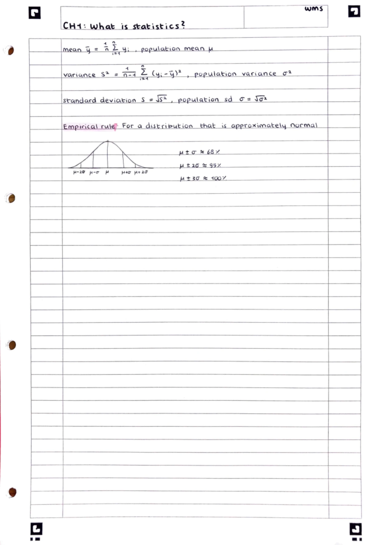 BMT Exercises: Essential Topics for Intro to Analysis & Statistics ...
