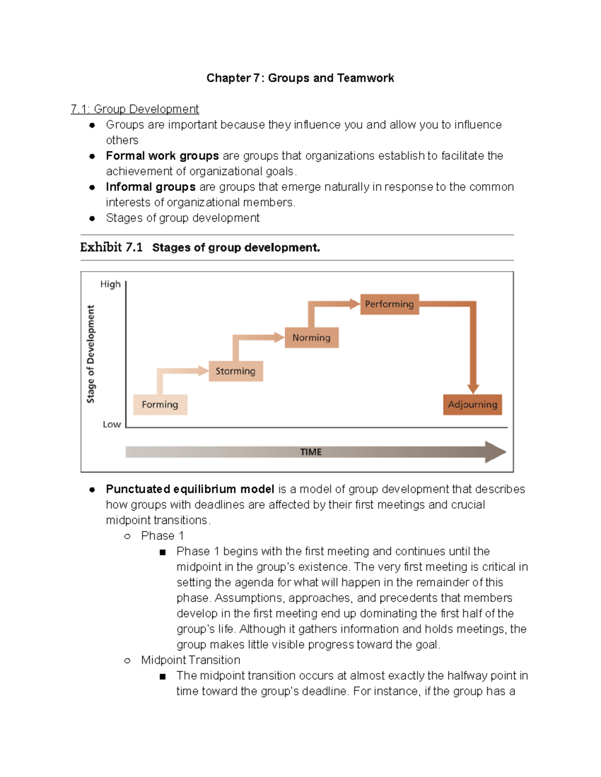 Chapter 7 Groups and Teamwork - Chapter 7: Groups and Teamwork 7: Group ...