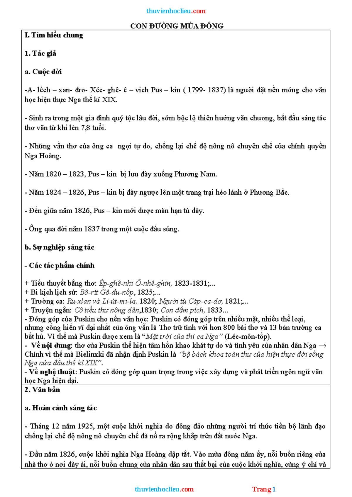 Văn 11 HK1 - Soạn Văn KNTT 11 Học Kỳ 1: Phân Tích Tác Phẩm - Studocu