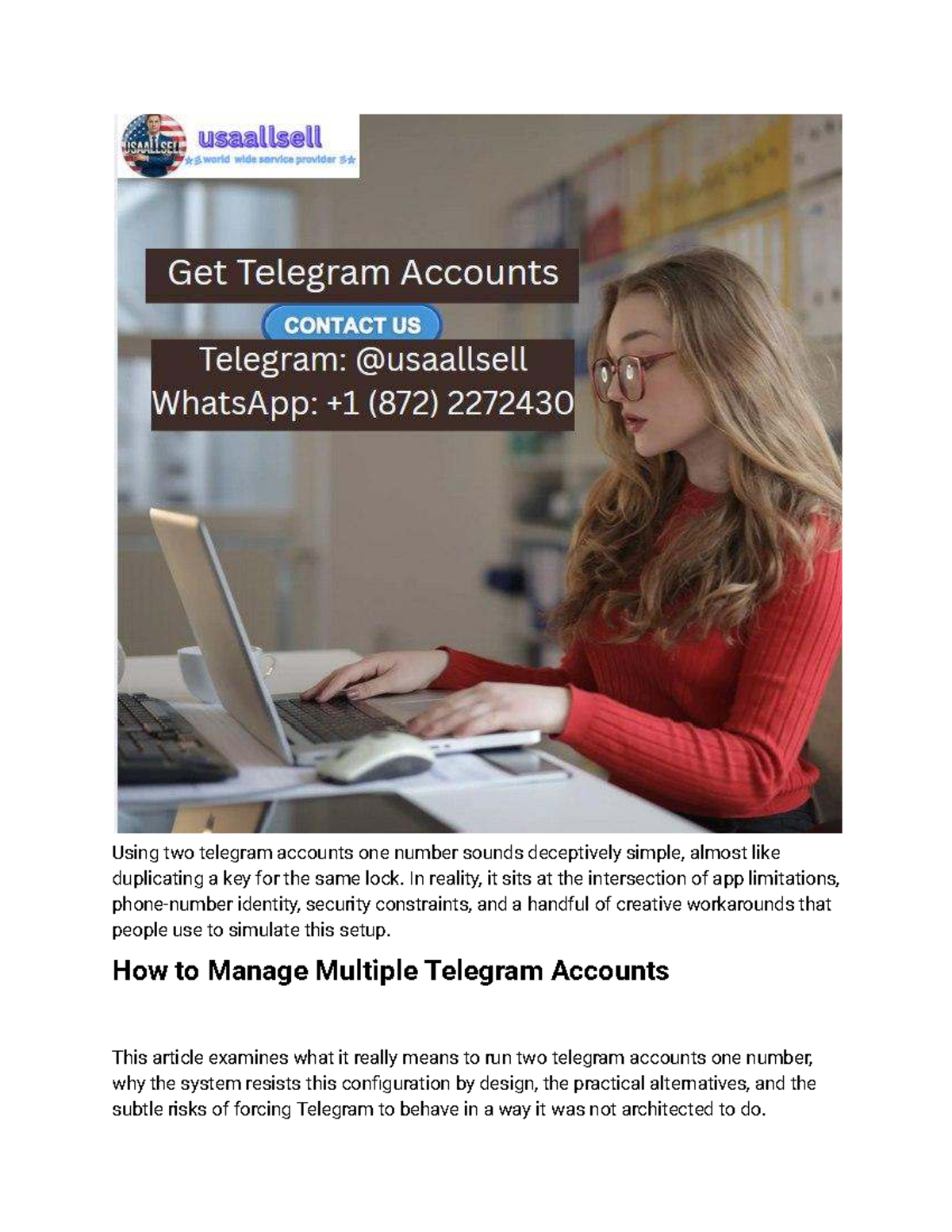 Managing Multiple Telegram Accounts: Understanding Limitations and ...