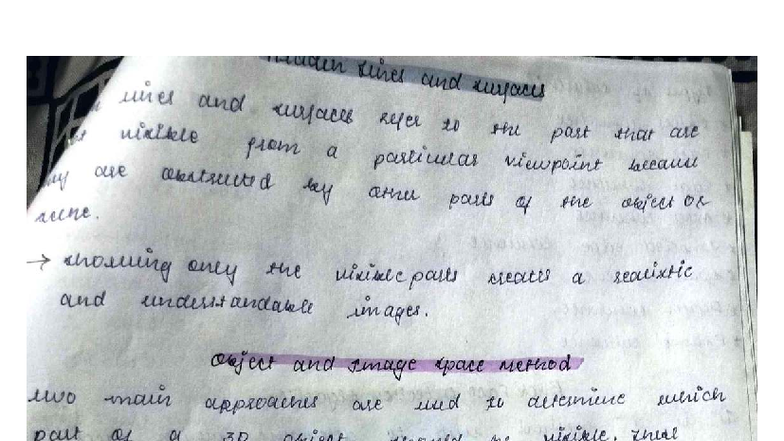 Computer Graphics (CG) Unit 5: Visibility Algorithms and Lighting ...