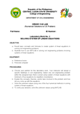 Numerical Solutions - CENGR 3140 - CLSU - Studocu