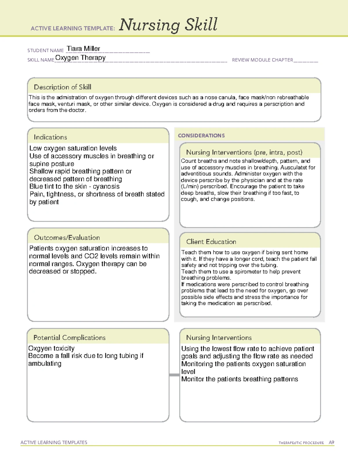 Active Learning Templates - Pain Management - ACTIVE LEARNING TEMPLATES ...