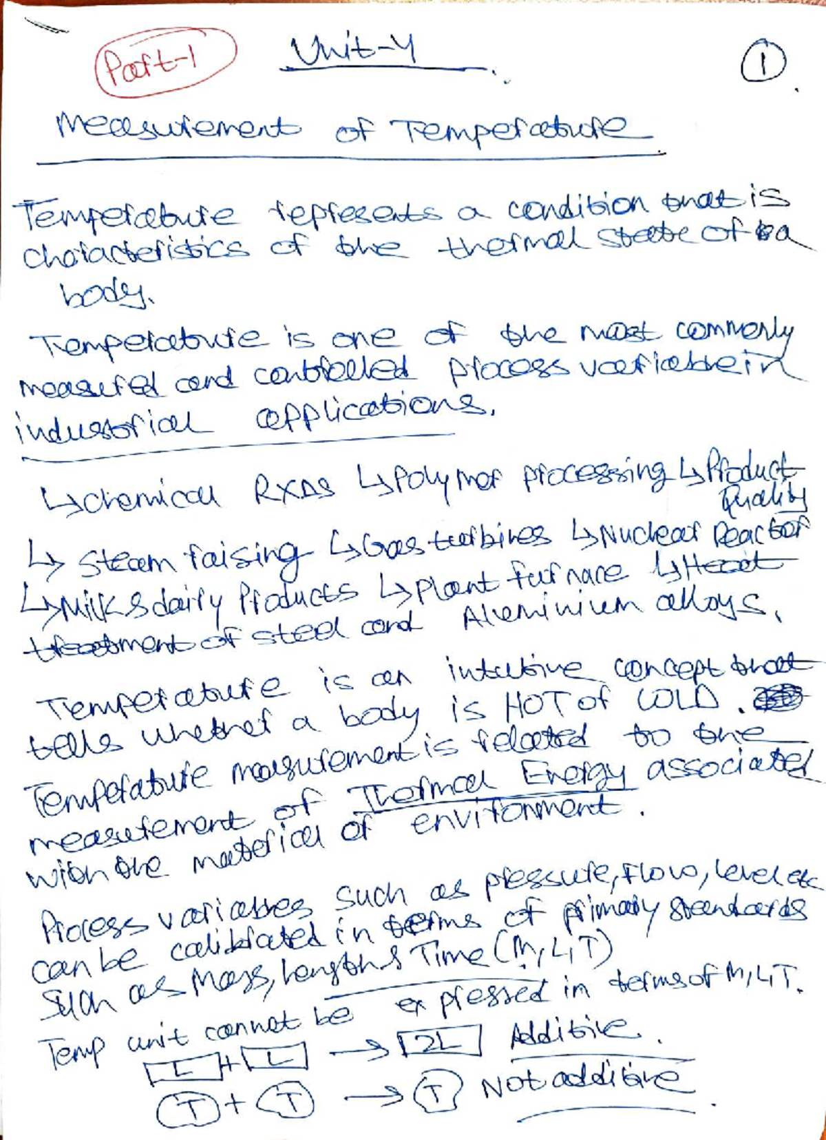 Measurement of Temperature in Process Instrumentation (Class 17) - Studocu