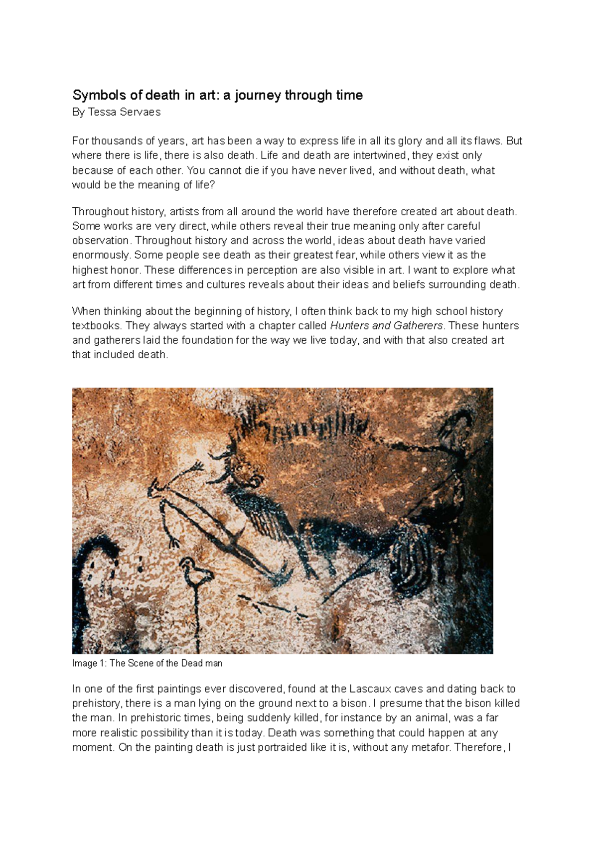 Symbols of Death in Art: An Essay on Cultural Perspectives - Studeersnel