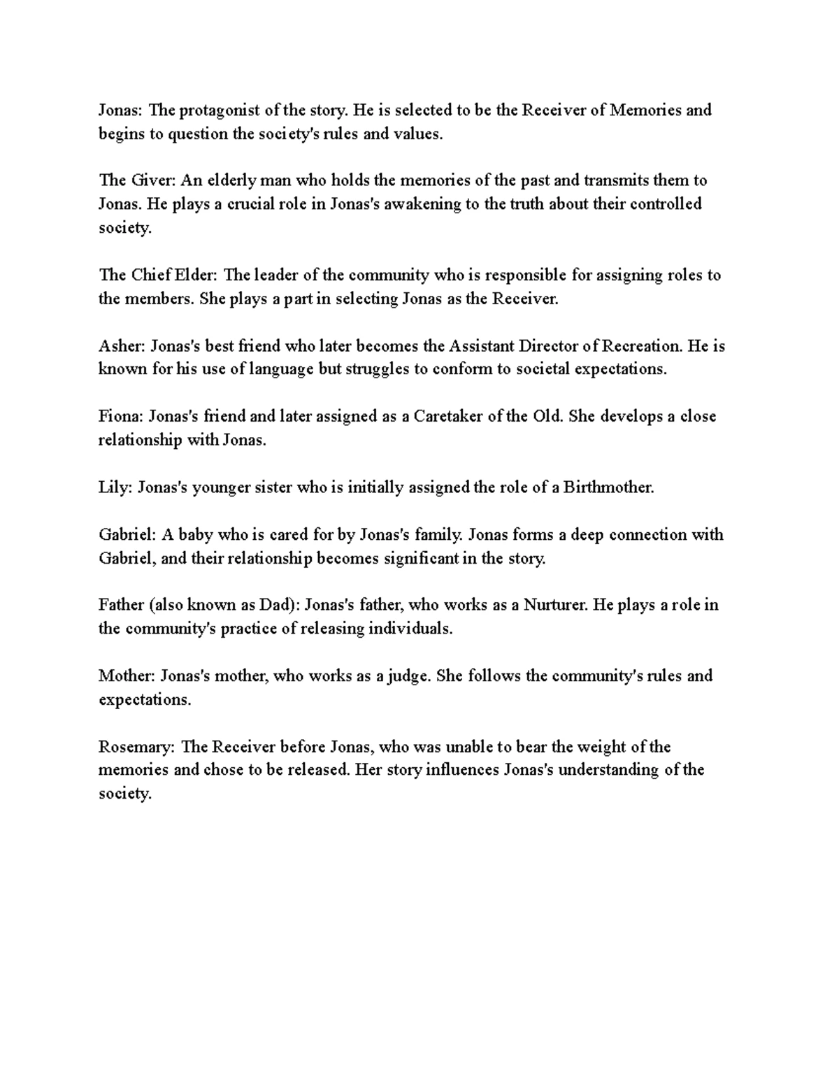 Giver Study Guide Answers - ANSWER KEY: SHORT ANSWER STUDY QUESTIONS ...