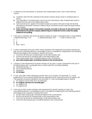 Auditing Problems (Roque) 2018-2019 ed - Accountancy - Studocu