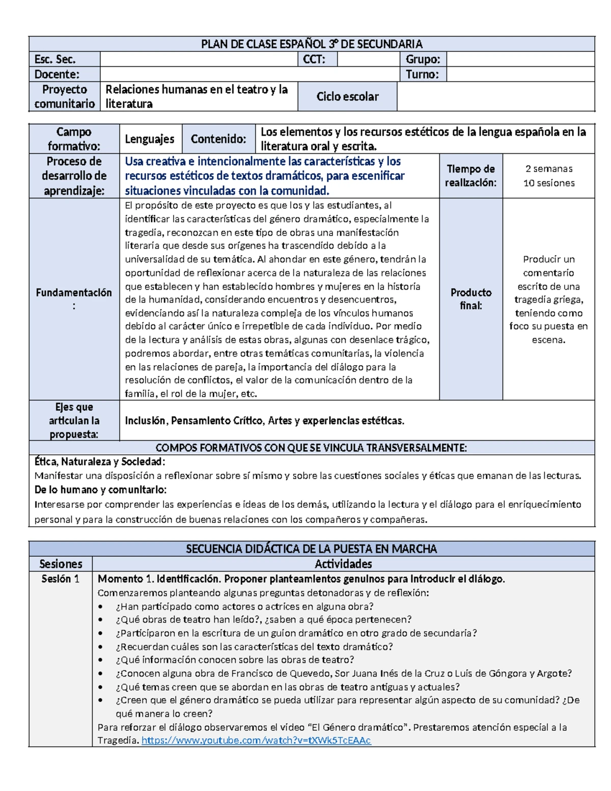 Normas de convivencia - Nsjsjs - español - Studocu