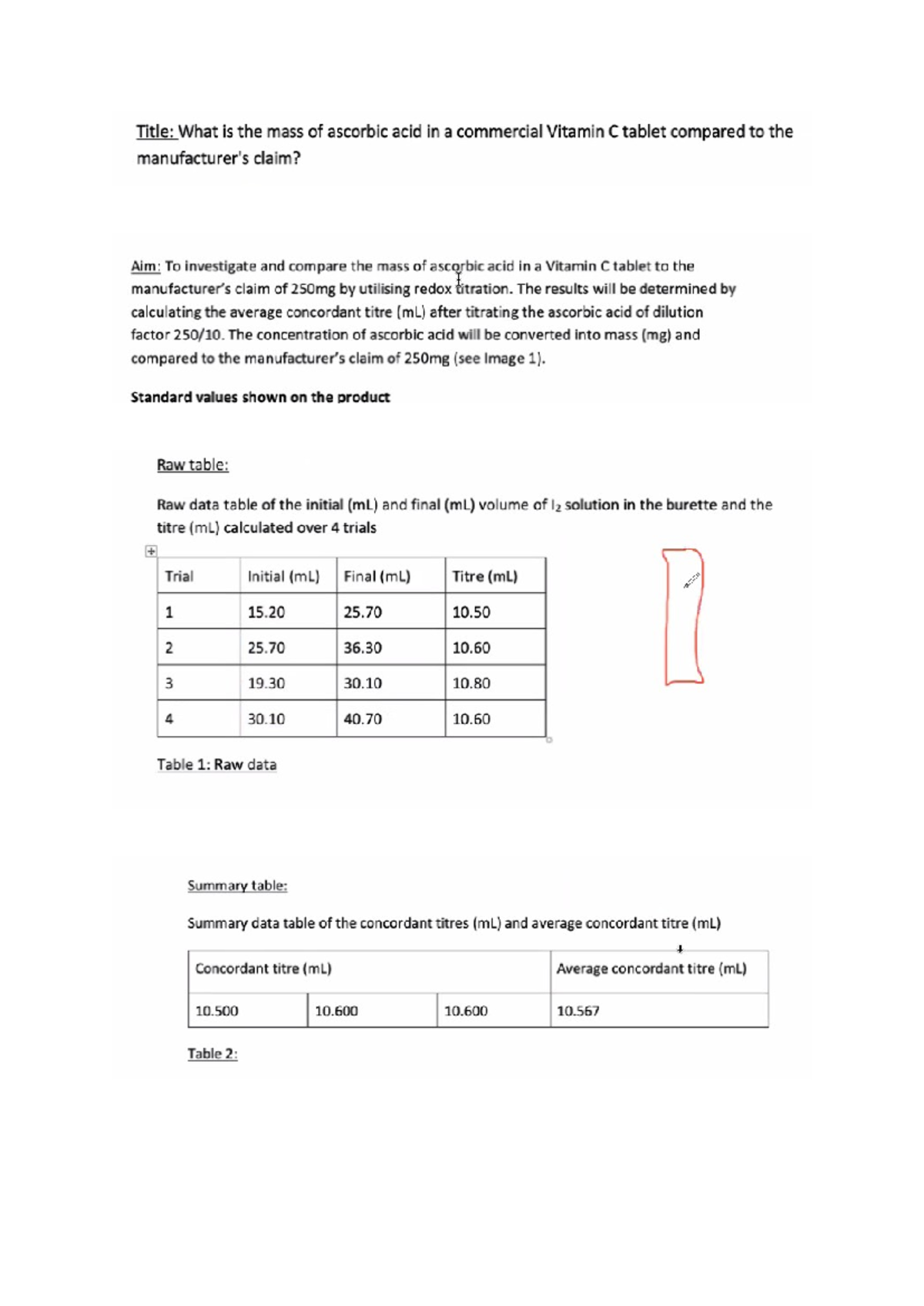 Poster sac chemistry - Minimise random error by multiple trials Another ...