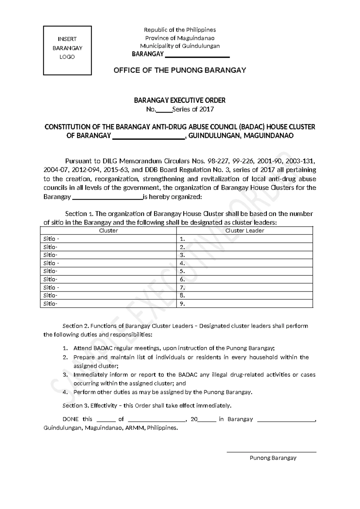 BADAC Document Transmittal Form Acknowledgment Template - Studocu