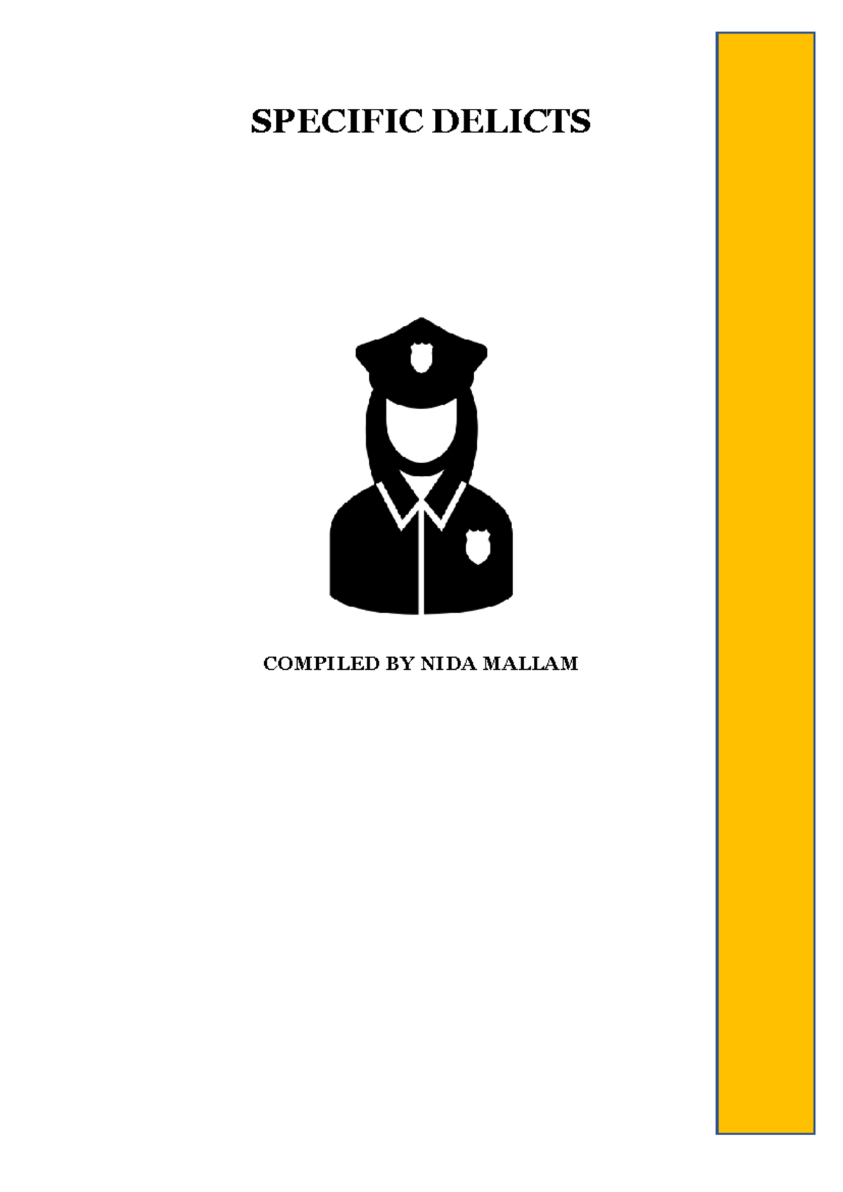 Specific Delicts: Defamation Overview and Legal Framework (NIDA 101 ...