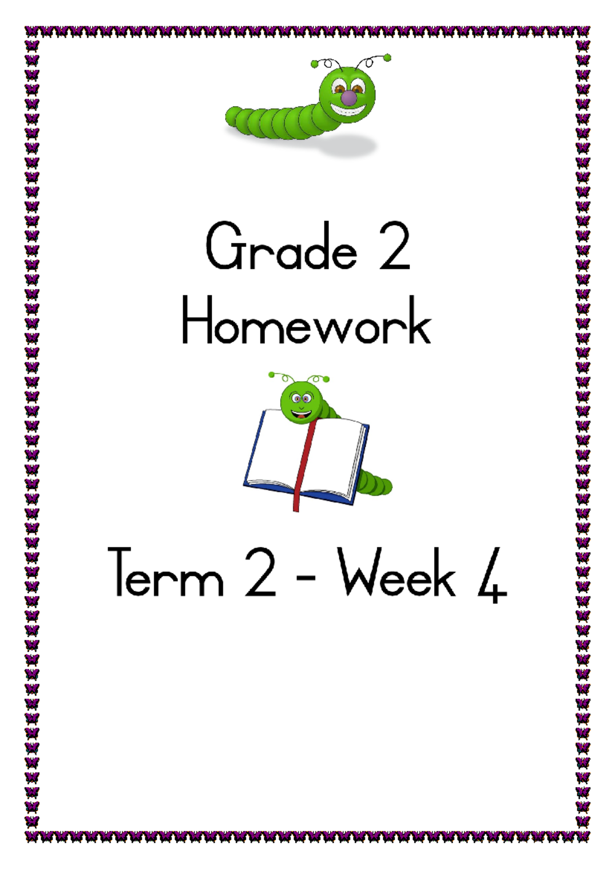 GR 2 T2 W4 Homework Instructions for Parents - Studocu