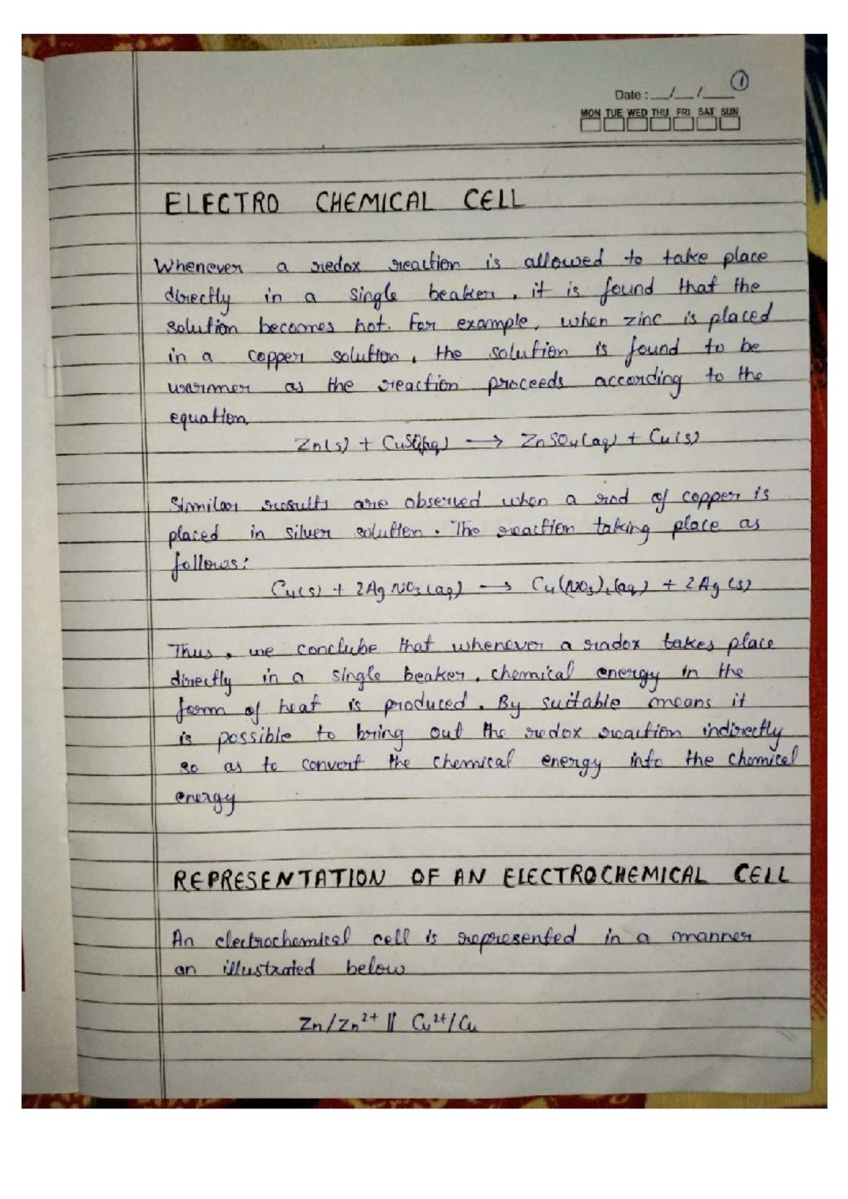 Electrochemical Cell Study: Redox Reactions & Salt Bridge Functions ...