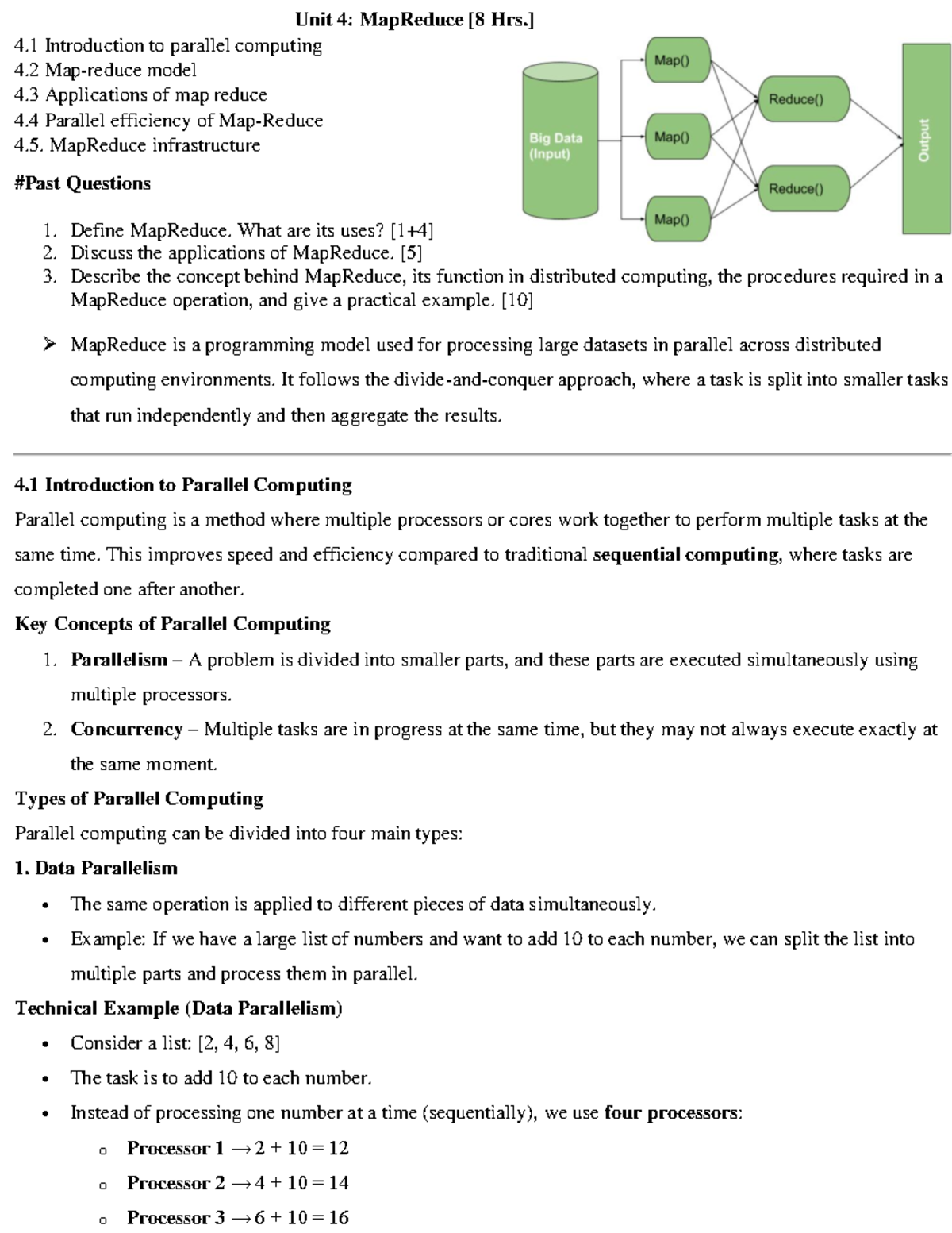 Cloud-unit-4 - cloud computing notes - Unit 4: MapReduce [8 Hrs.] 4 ...