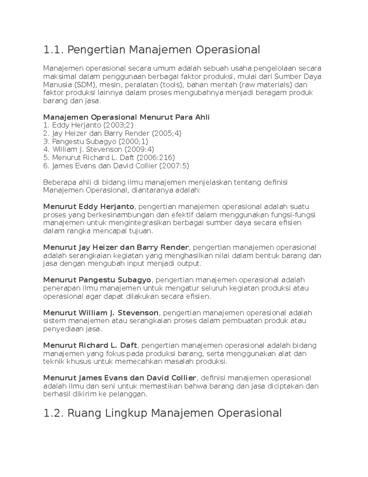 1. pengertian, fungsi dan ruang lingkup - 1. Pengertian Manajemen ...