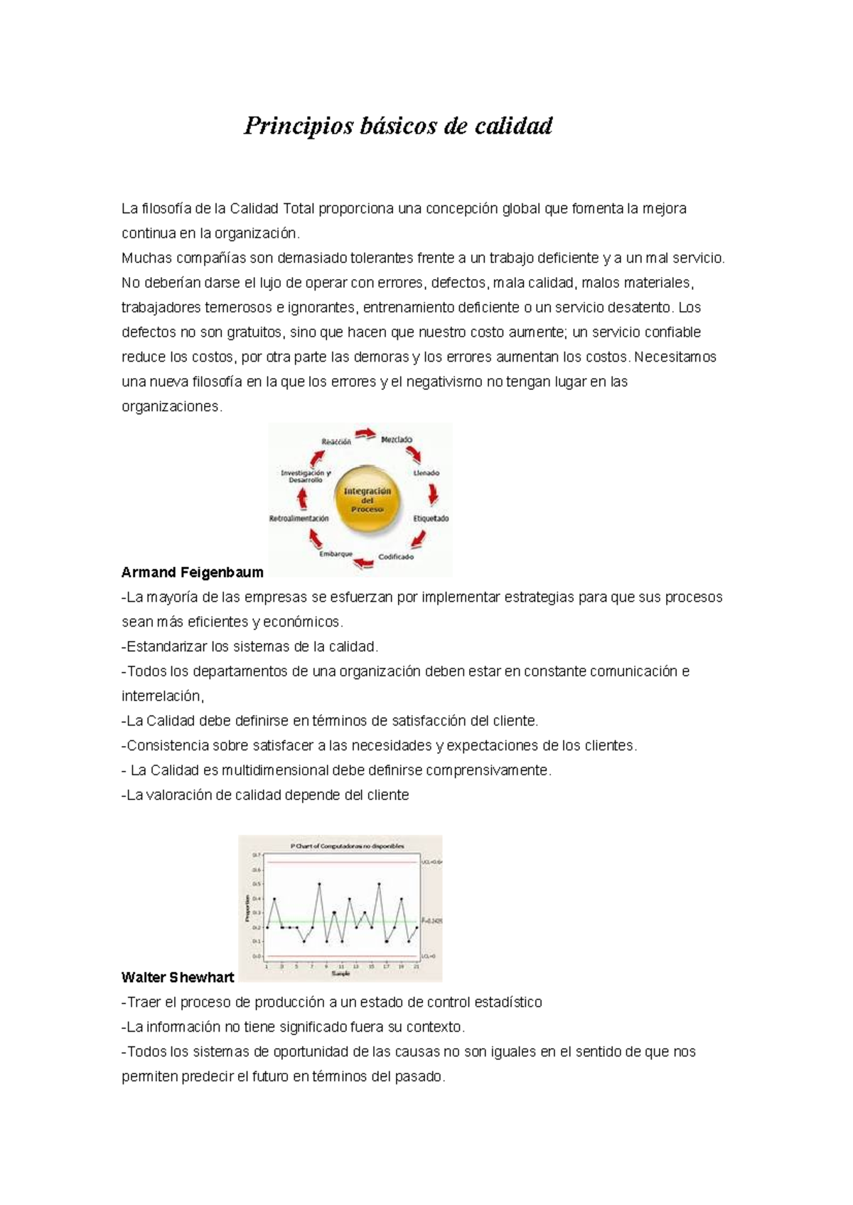 Principios Básicos de Calidad Total: Mejora Continua y Satisfacción del ...