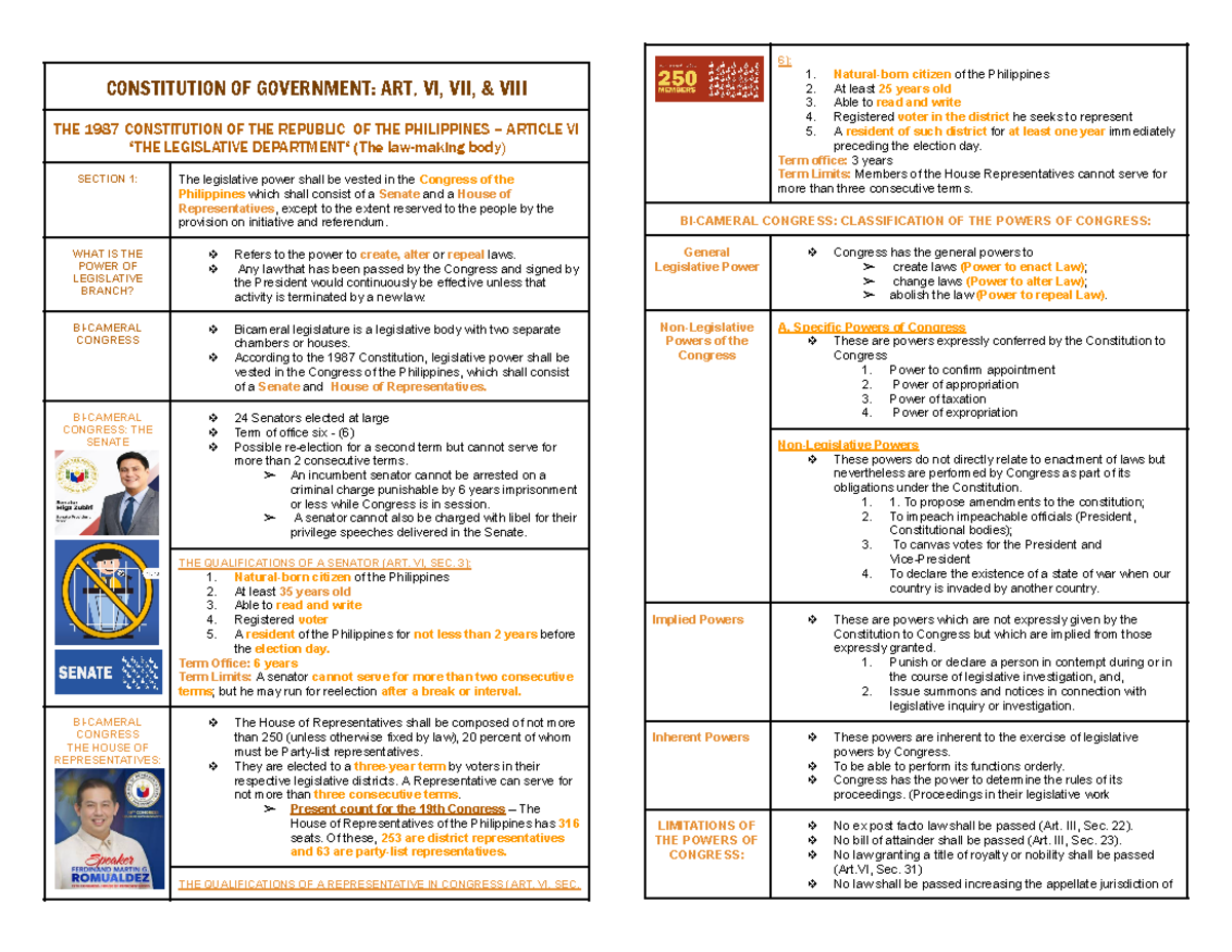 UCSP MOD1: Overview of the Legislative, Executive, & Judicial ...