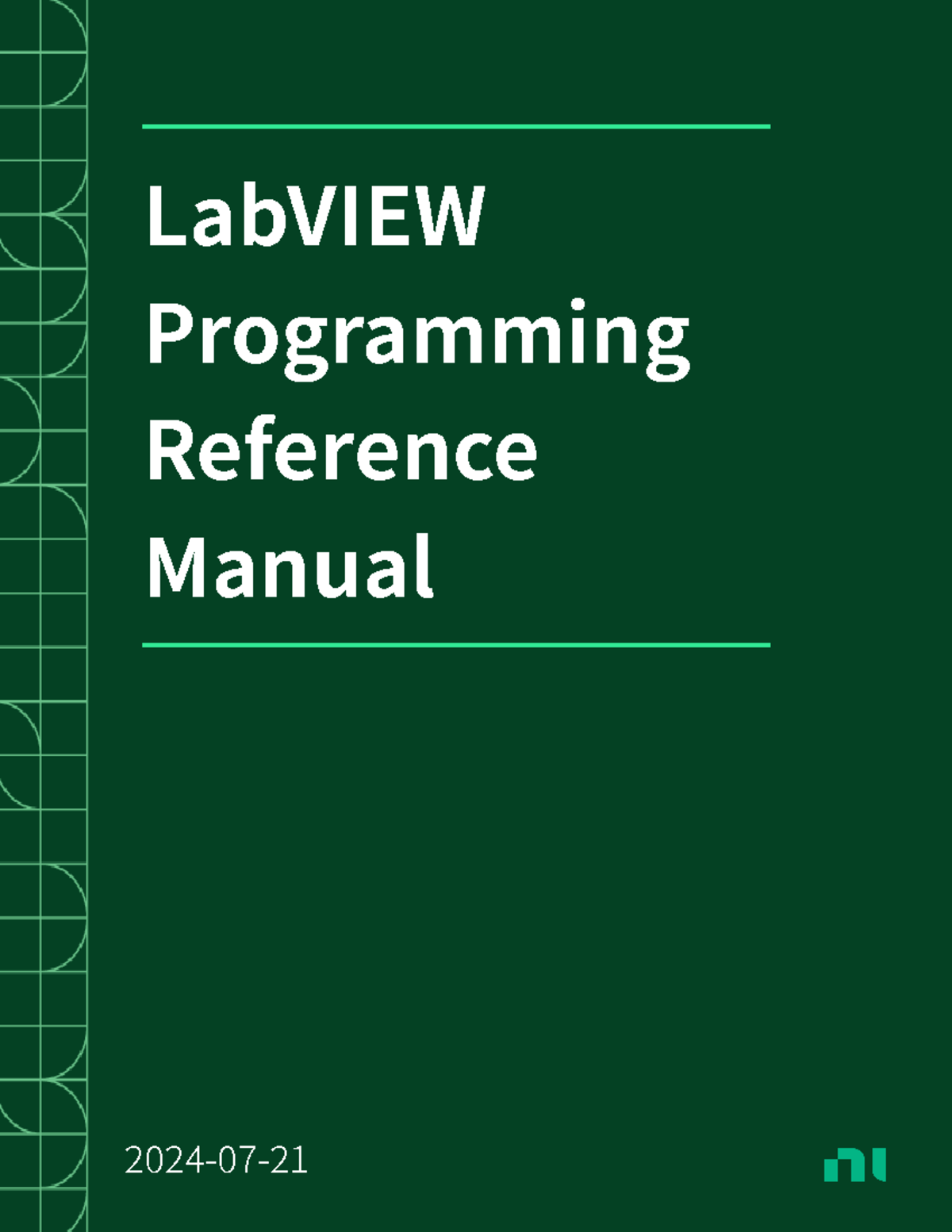 LabVIEW Programming Reference Manual: MATLAB Script Node Guide 2024 ...