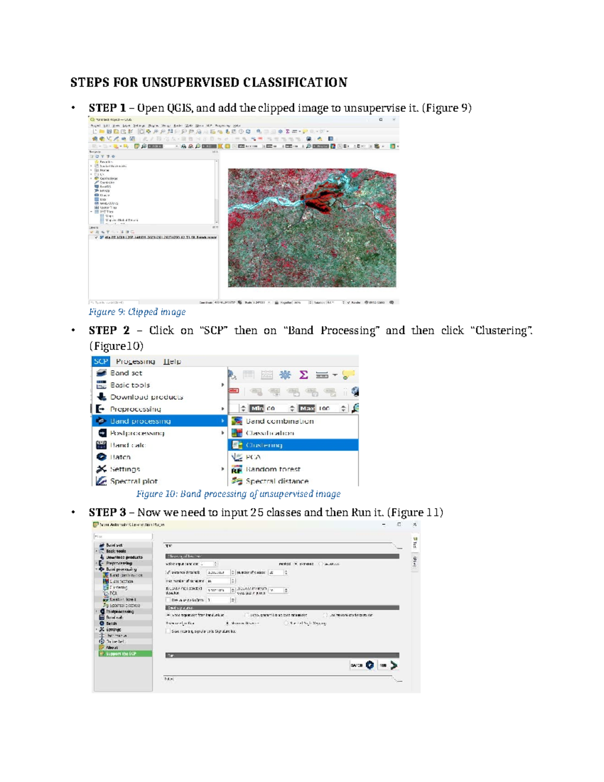 Unsupervised Classification Steps in QGIS: A Guide - Studocu