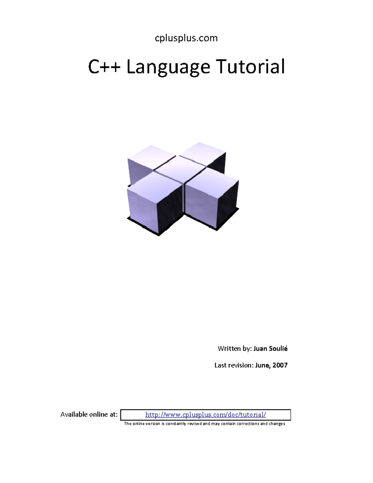 C++ Language Tutorial - Comprehensive Guide for Beginners - Studocu