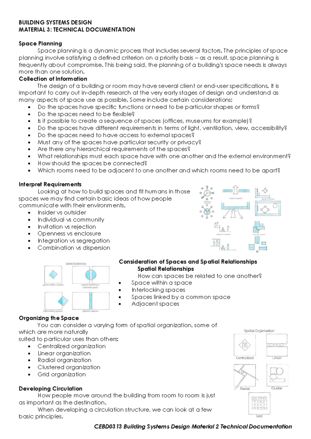 CEBD0313 Building Systems Design: Chapter 3 Technical Documentation ...