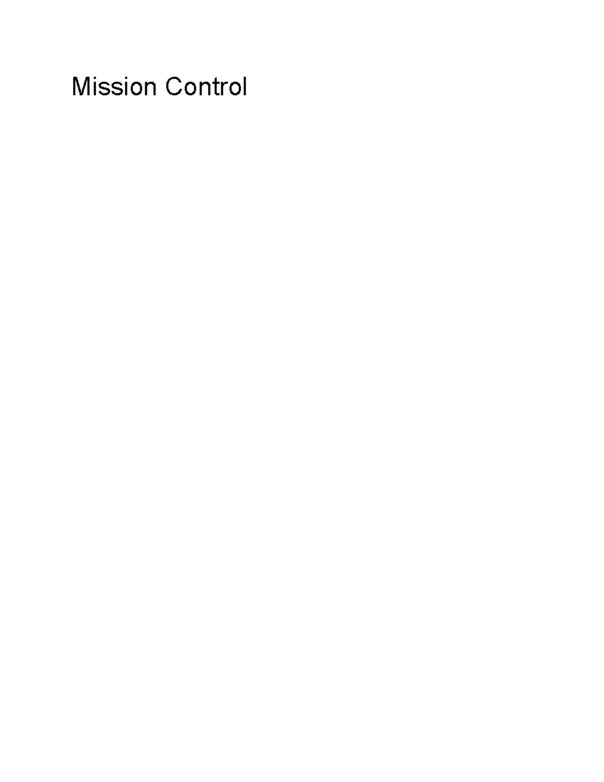 Mission Control Overview: Managing AI Operations with OpenClaw - Studocu