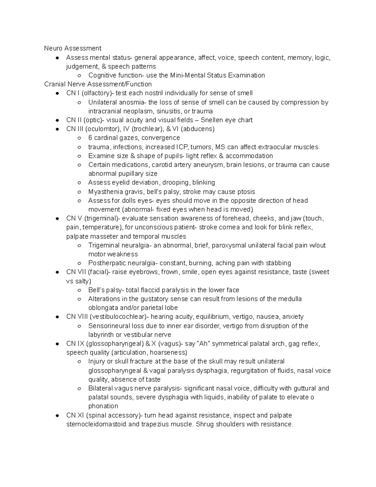 EXAM 2 - Advanced Health Assessment: EXAM 2 Nurse practitioner is ...
