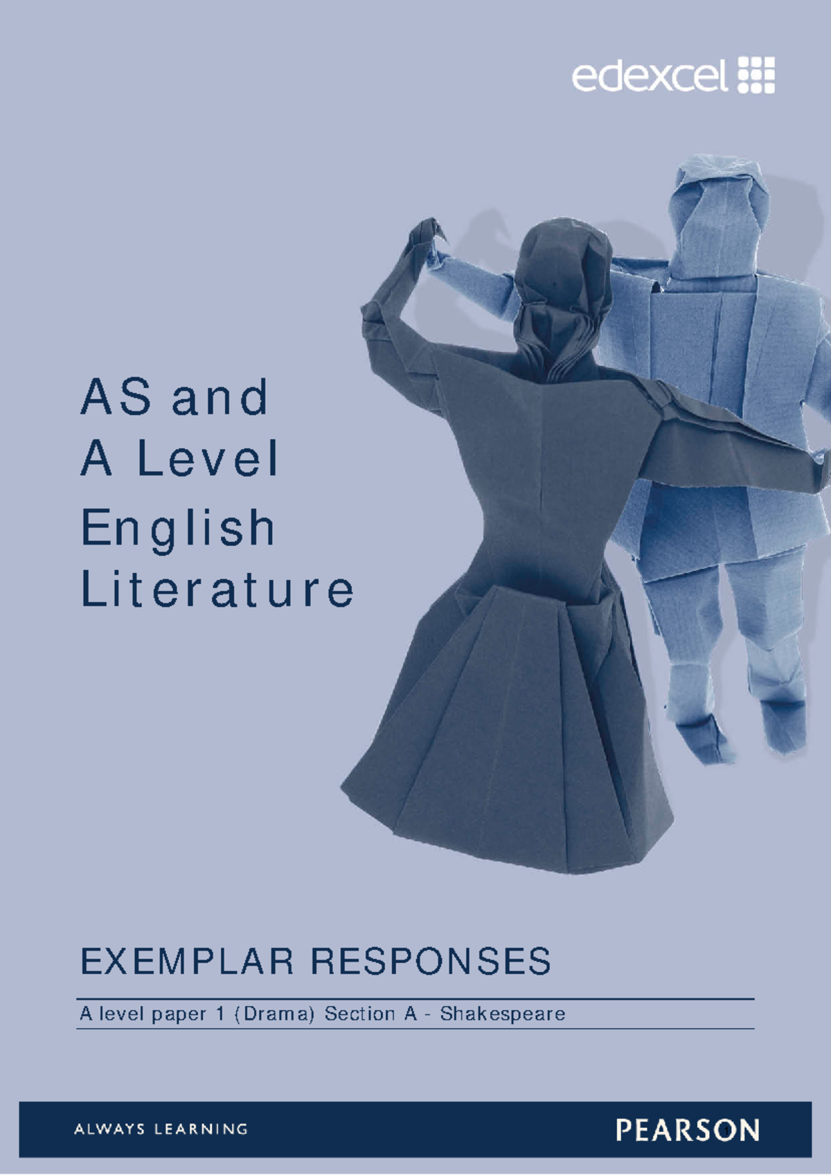 A Level English Literature - Shakespeare Exemplar Responses - Studocu