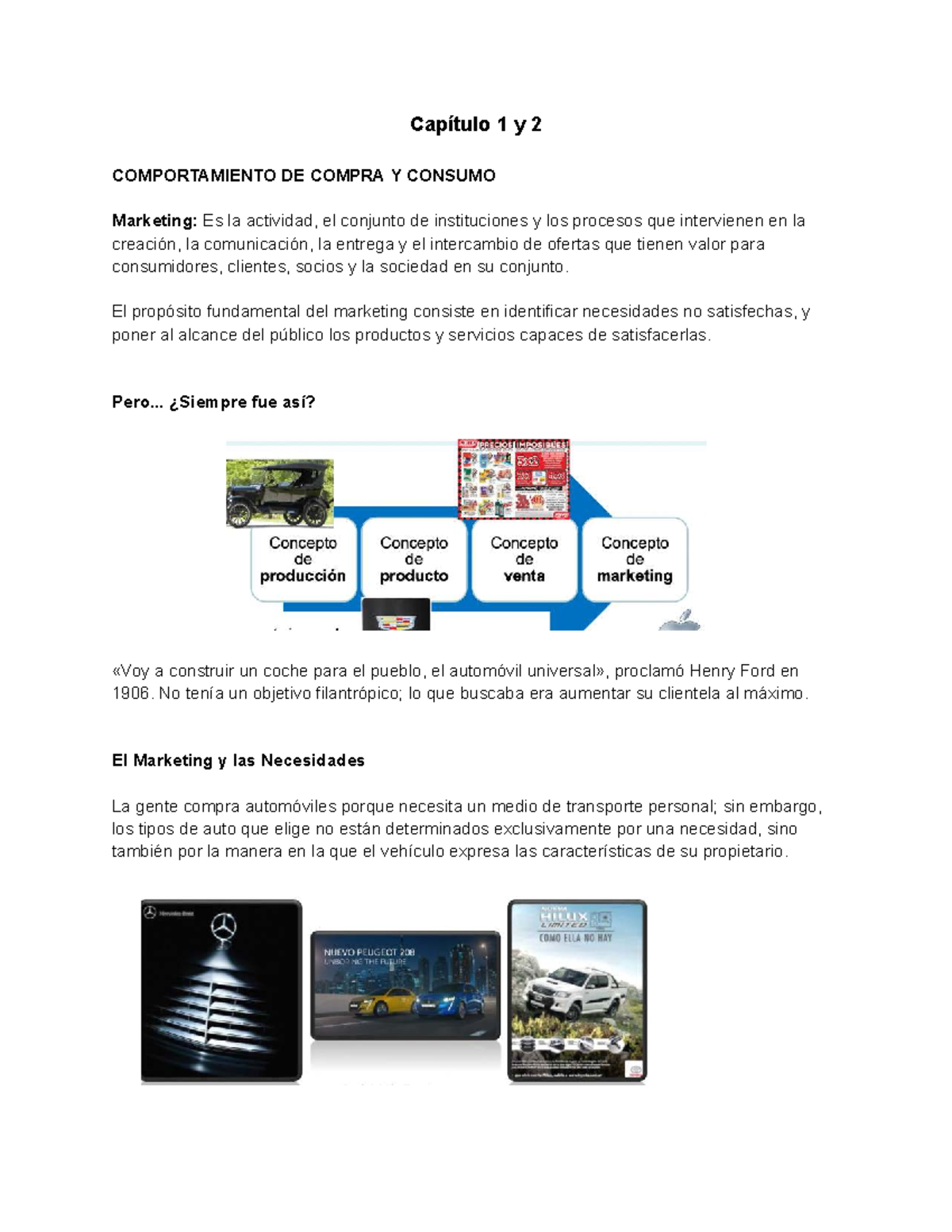 Resumen de Comportamiento de Compra y Consumo - Capítulos 1 y 2 - Studocu