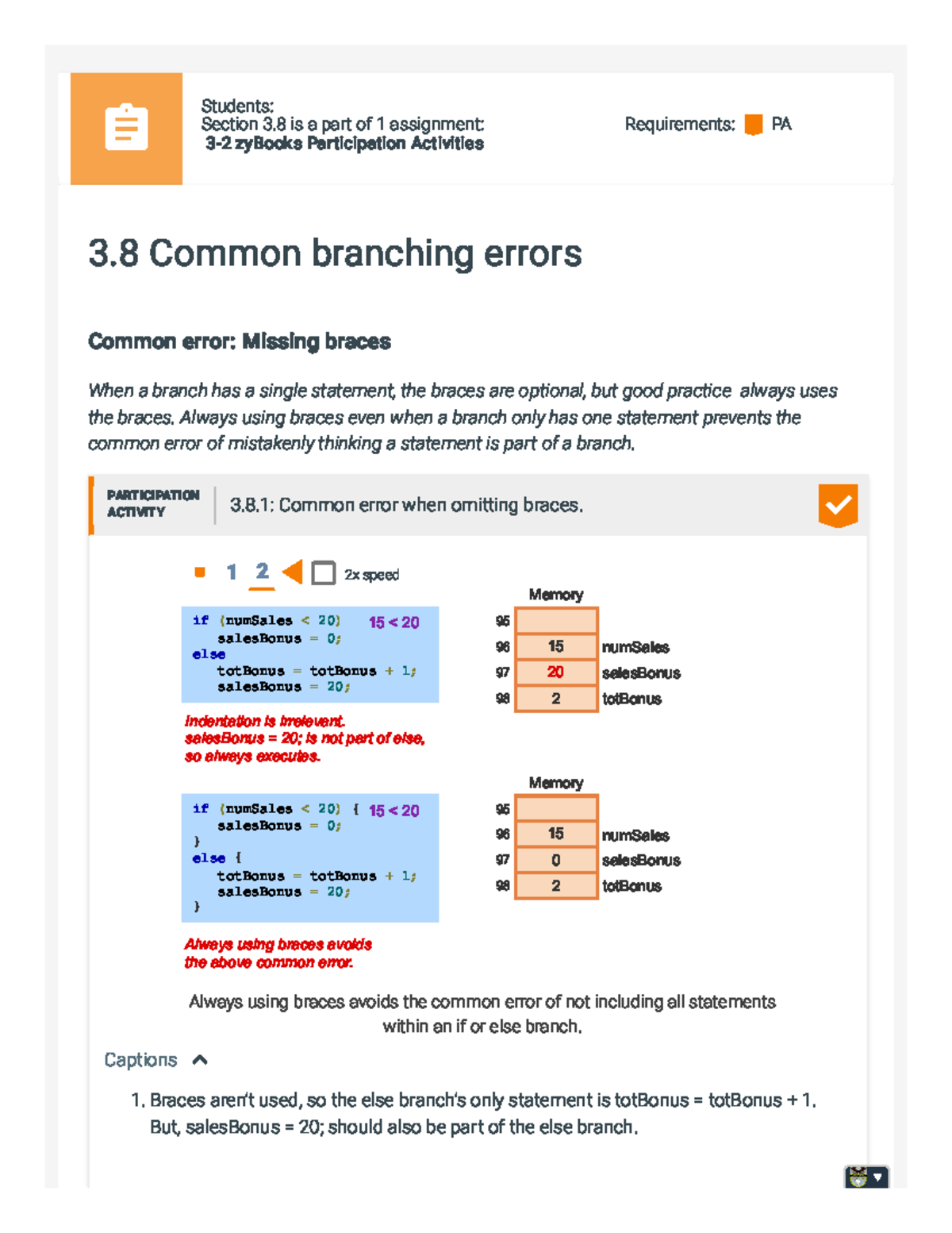 IT 145 Mod 3.8 Assignment Common Branching Errors ...