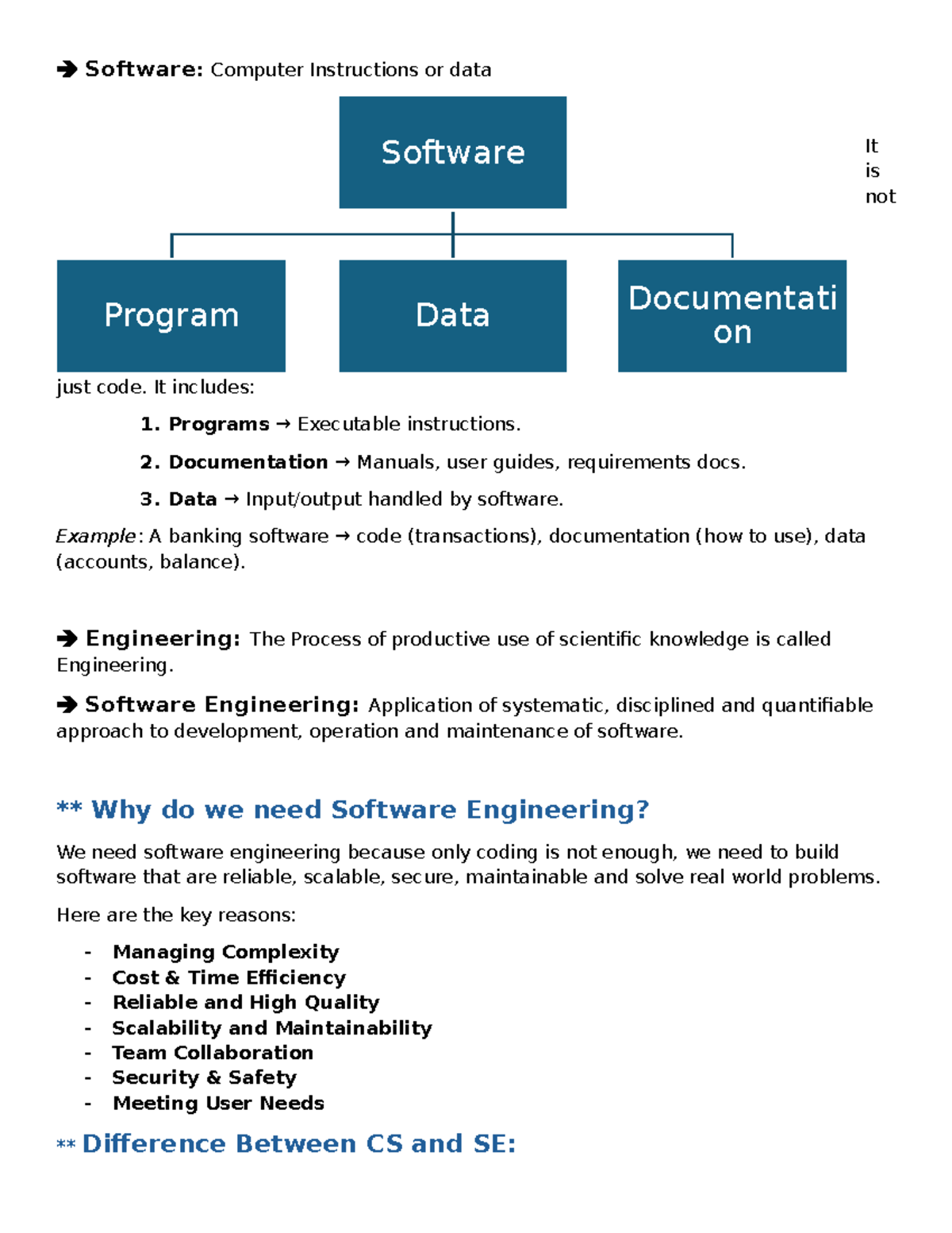 Software Engineering: Key Concepts and Development Processes (Lec#01 ...