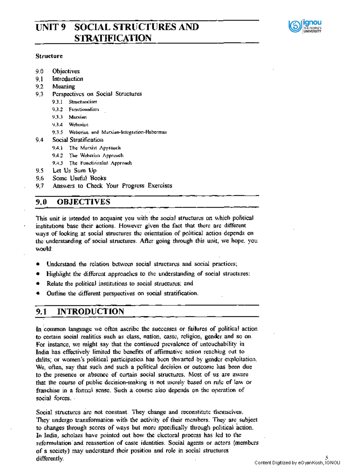 Unit 9: Social Structures and Stratification - Key Concepts and ...