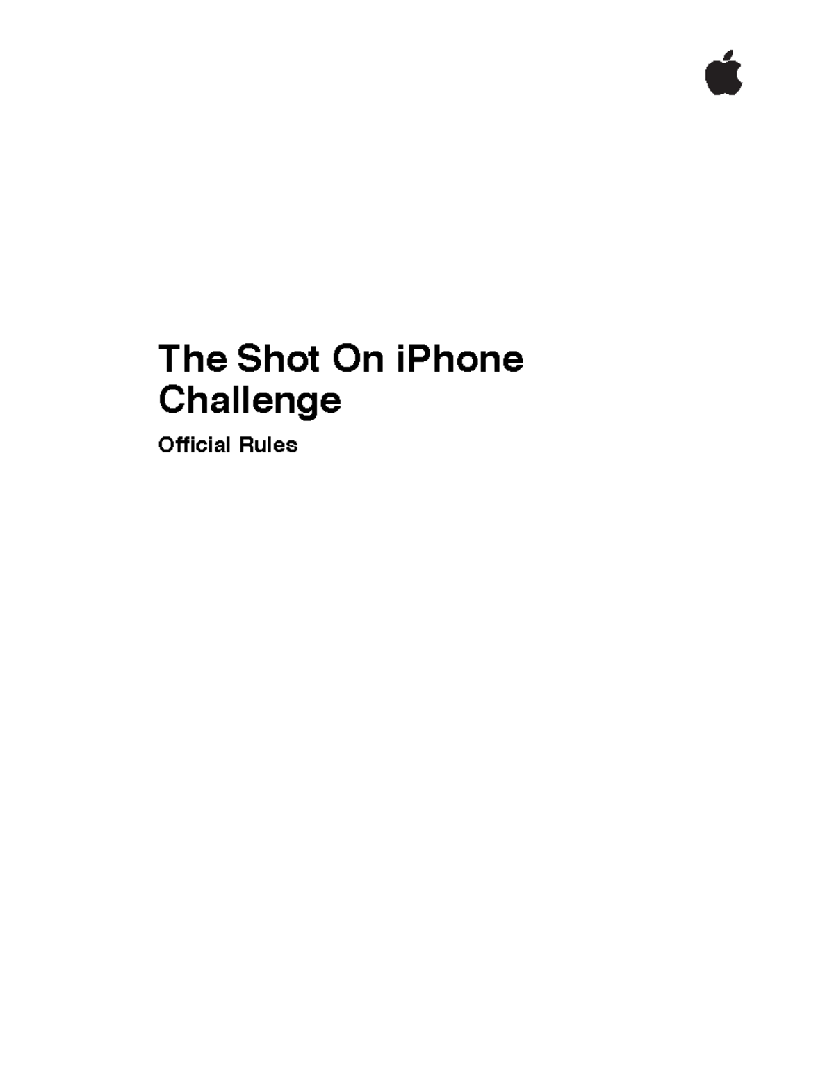 I Phone Challenge Rules 012419 - The Shot On iPhone Challenge Official ...