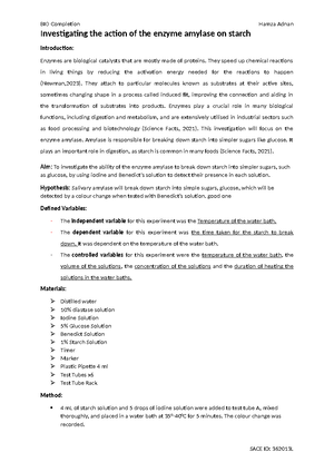 Task 11 - SHE - Topic 1, 2, or 3 - open ended - Stage 2 Biology ...
