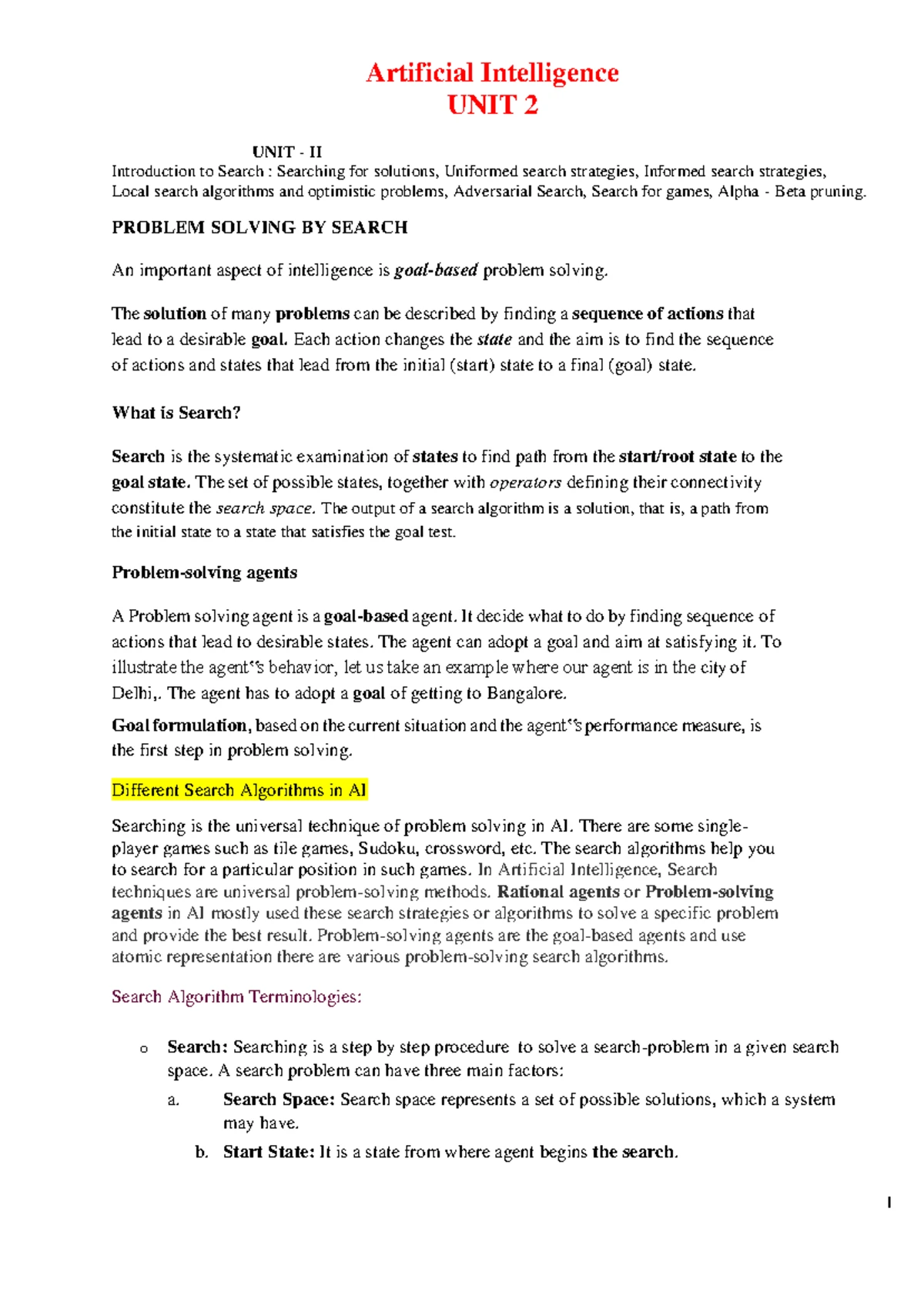 AKTU 7th Sem CSE Syllabus: AI & ML (2023-24) - Studocu