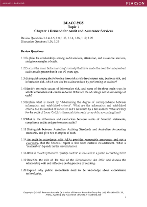 [Solved] Introduction background for The Audit Expectation Gap - Auditing & Assurance Services ...