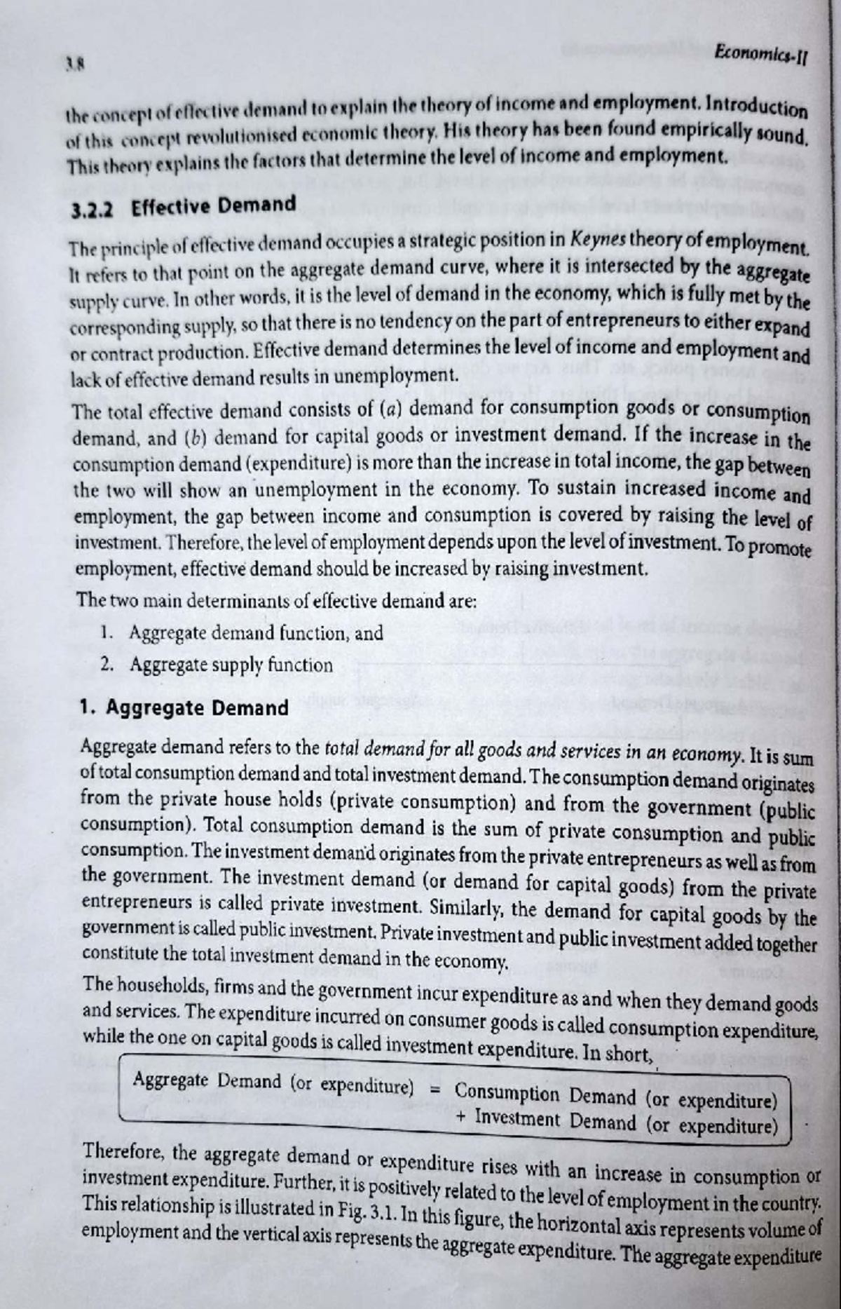 ECO Effective Demand: Understanding Income and Employment Theory - Studocu