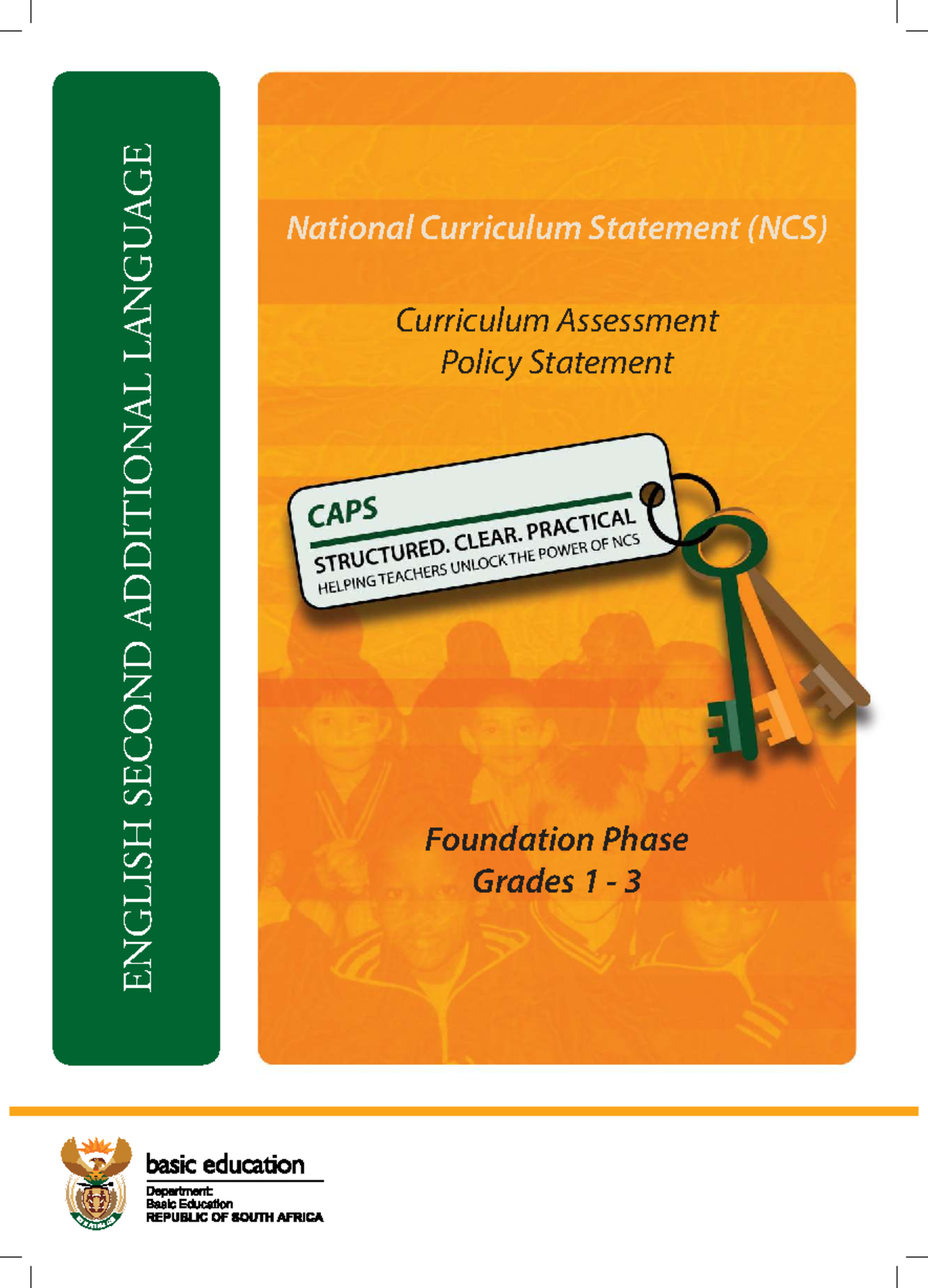 CAPS SAL English: Curriculum & Assessment Policy for Grades 1-3 - Studocu