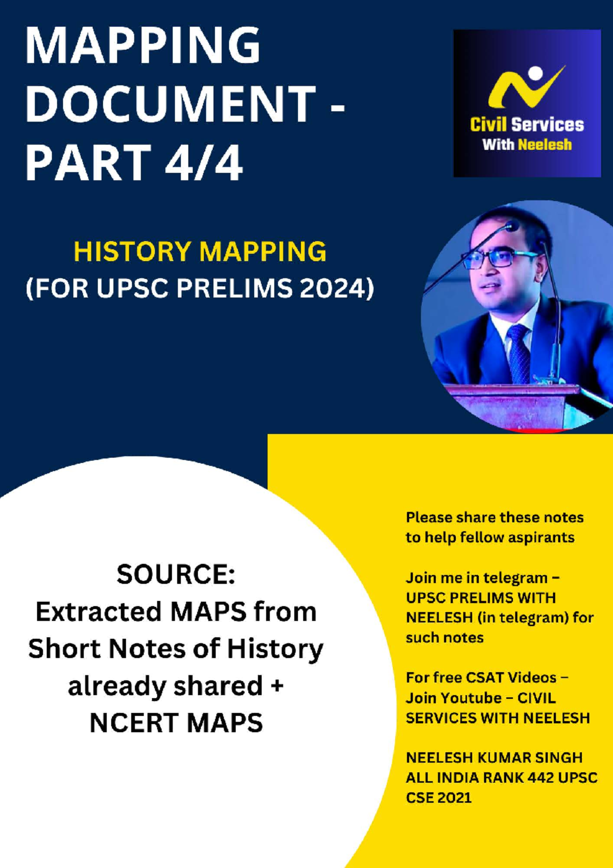 UPSC CSE: History Mapping Notes for Civil Services Aspirants - Studocu