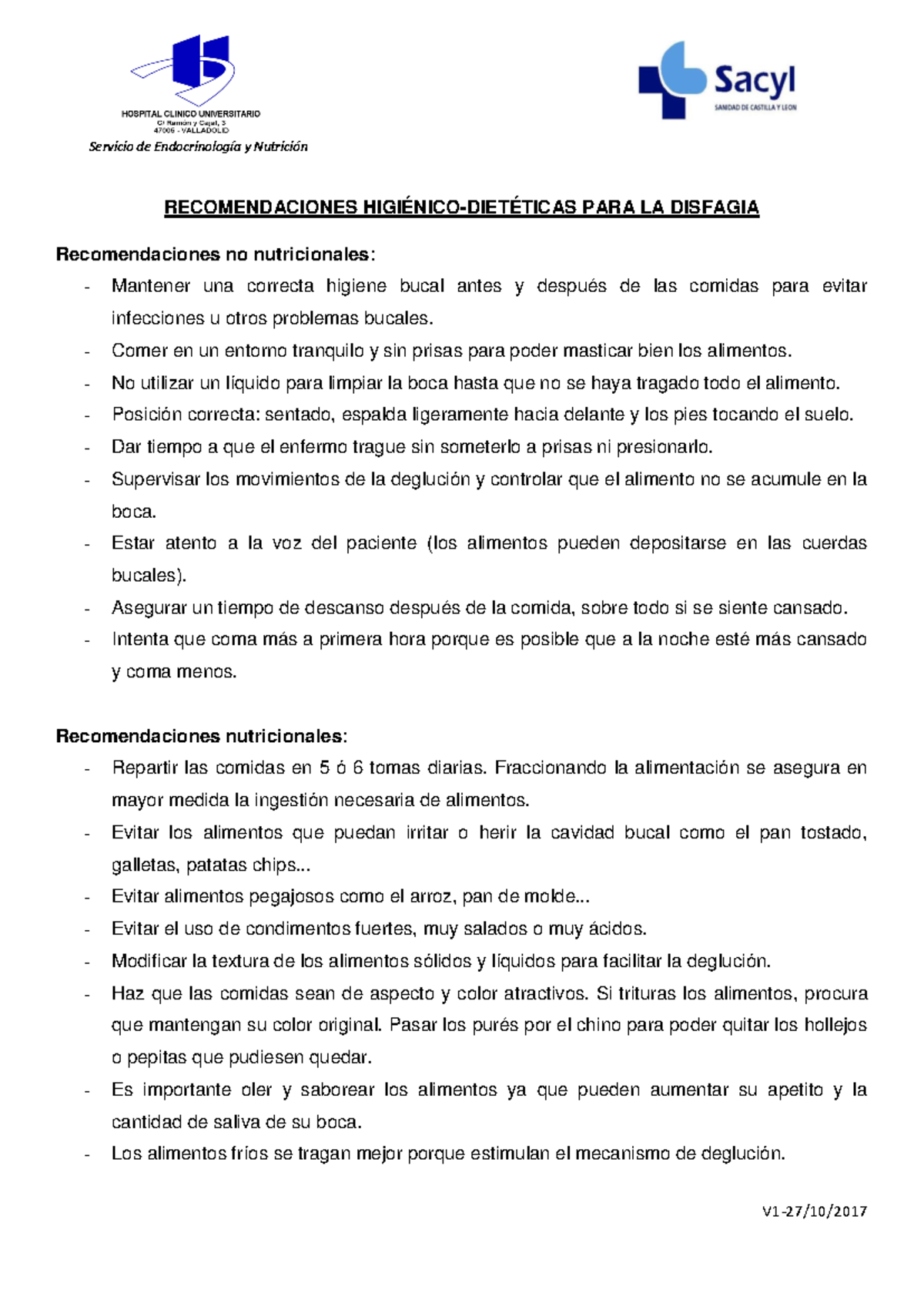 Dieta Disfagia a Líquidos 1500 Kcal: Recomendaciones y Menú - Studocu