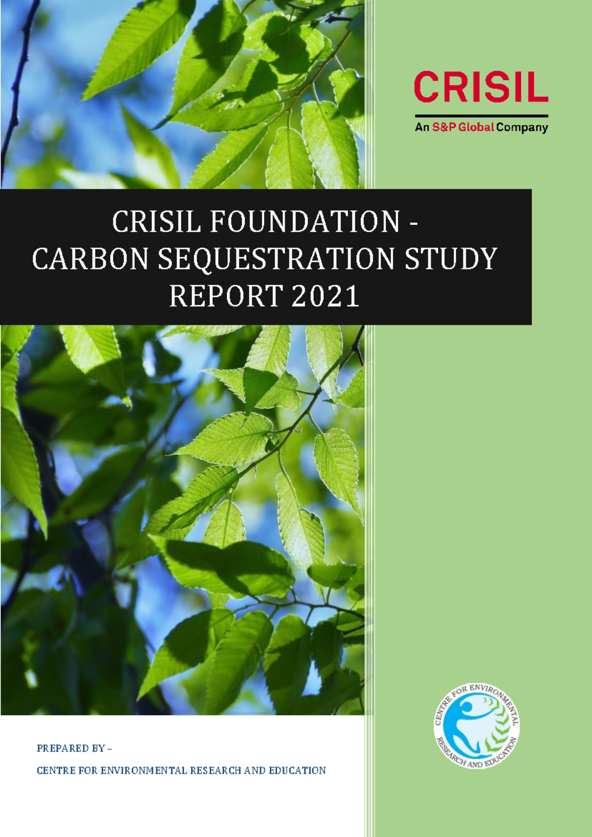 Crisil re tree audit report 2021 - PREPARED BY – CENTRE FOR ...