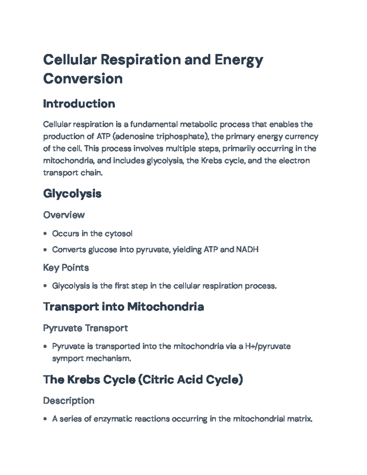 Cellular Respiration: ATP Production in Glycolysis, Krebs Cycle & ETC ...