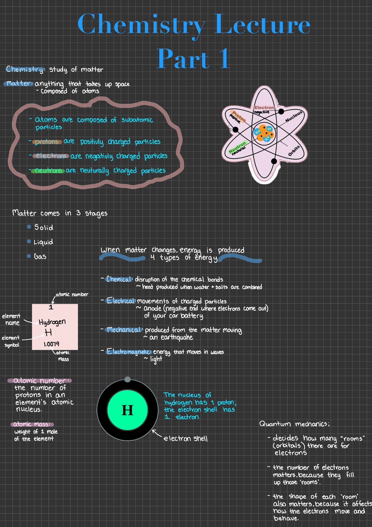 Chemistry Lecture Part 1: Understanding Matter and Energy - Studocu