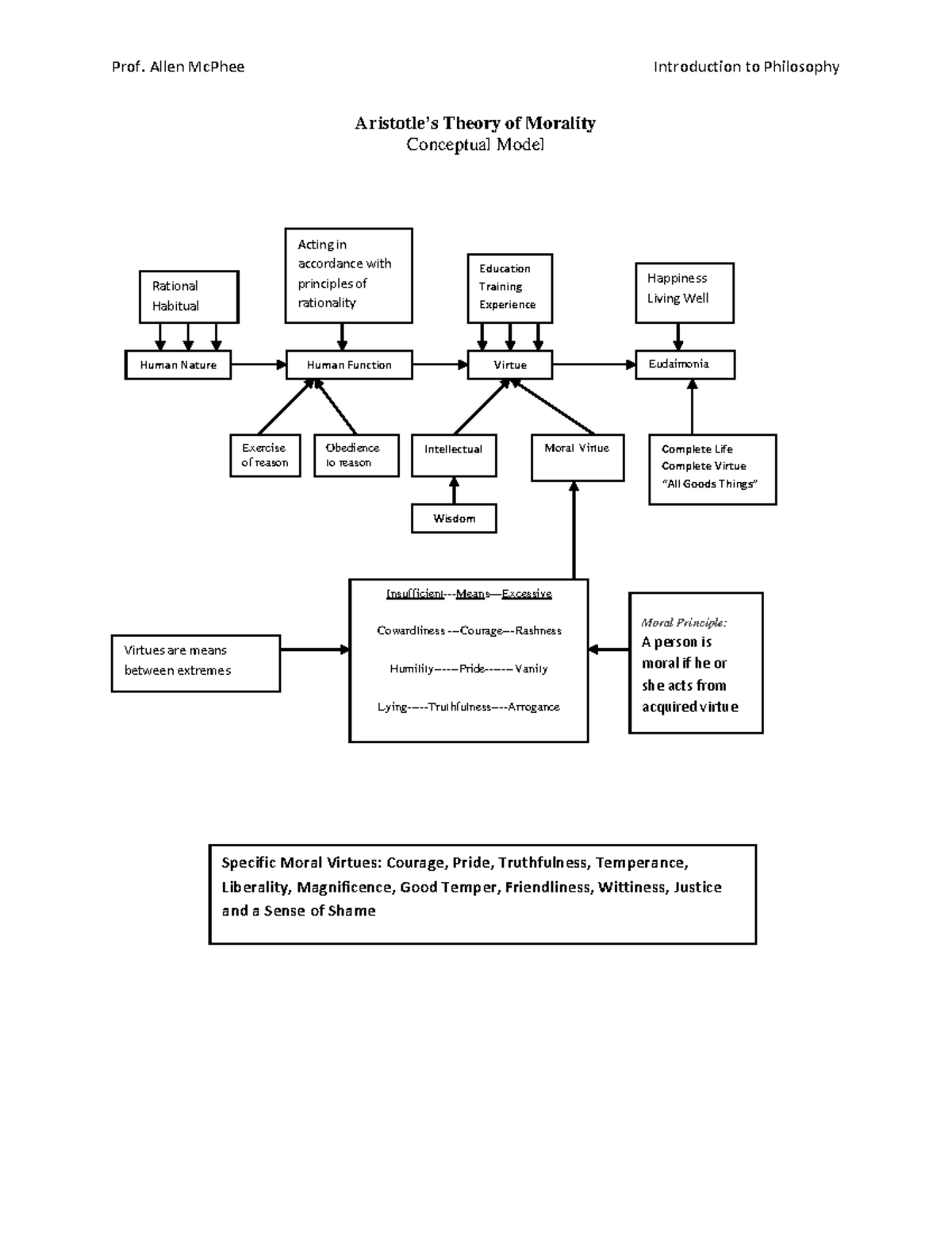 Introduction to Philosophy: Aristotle’s Theory of Morality Analysis ...