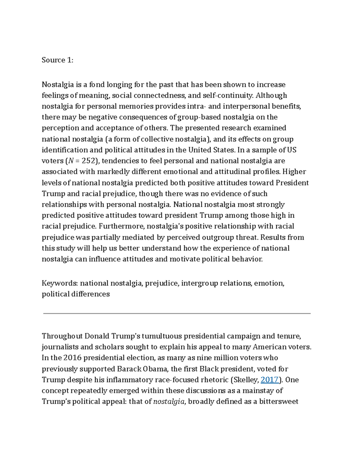 Nostalgia in European Party Politics: A Text-Based Measurement Approach ...