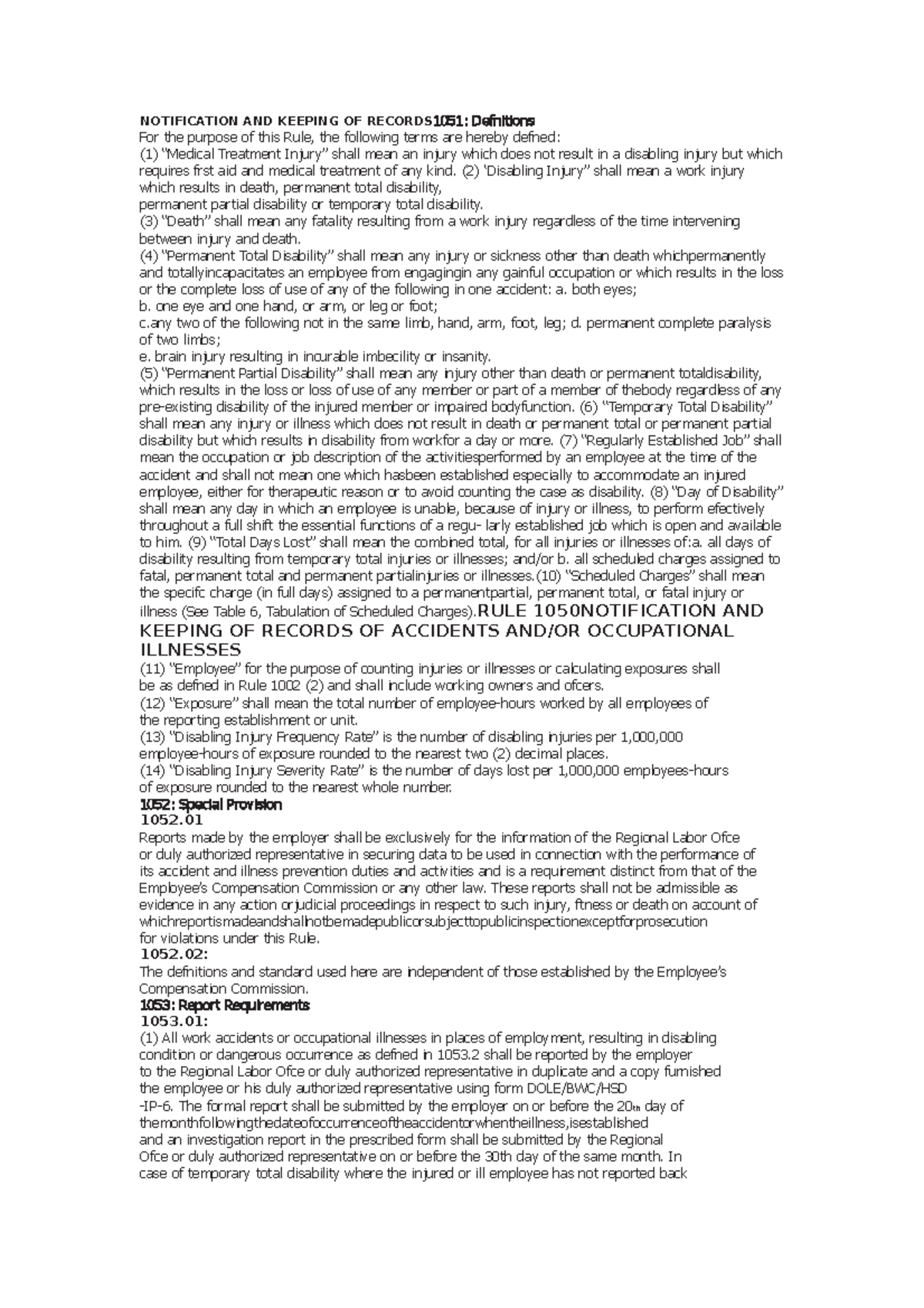 OSH 5 - Understanding Medical Treatment and Disability Definitions ...